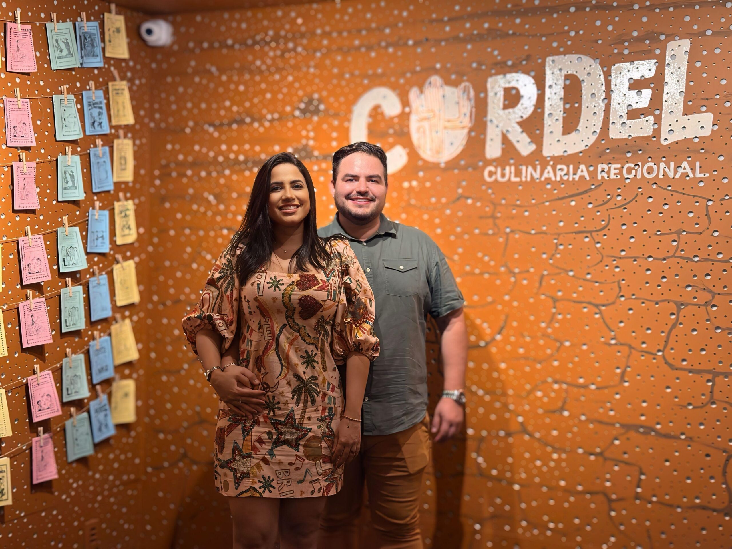 Casal de empresários David e Michelly Fonseca inauguram o restaurante Cordel Culinária Regional ...